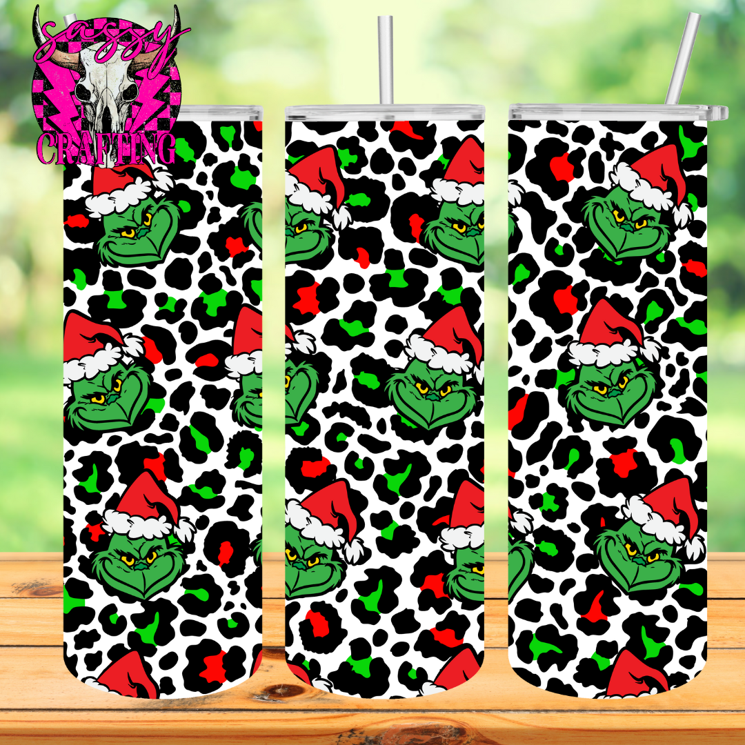Grinch leopard | Sassy Crafting